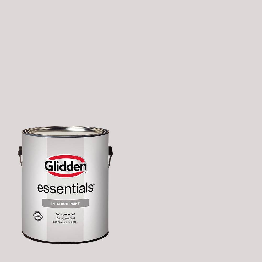 Glidden Essentials 1 gal. PPG1004-1 Go To Gray Flat Interior Paint ...
