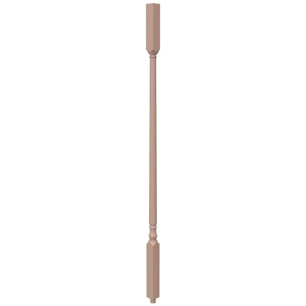 EVERMARK Stair Parts 39 in. x 1-1/4 in. 5141 Unfinished Hemlock Square ...