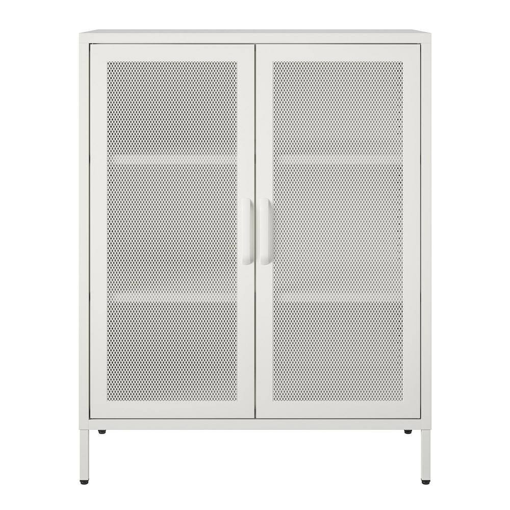 Systembuild Evolution Sunset District 2-Door Accent Cabinet-Mesh Metal ...