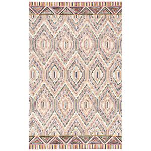SAFAVIEH Aspen Rust/Ivory 5 ft. x 8 ft. Geometric Area Rug APN806P-5