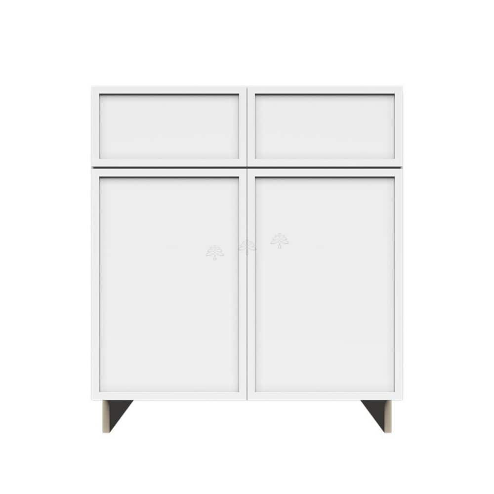 LIFEART CABINETRY Slim Shaker Assembled 39 in. W x 34.5 in. H x 24 in ...