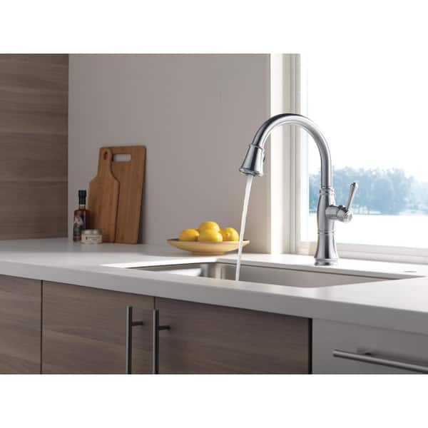 Lumicoat Arctic Stainless Delta RP90839ARPR Cassidy Pull-Down Kitchen ...