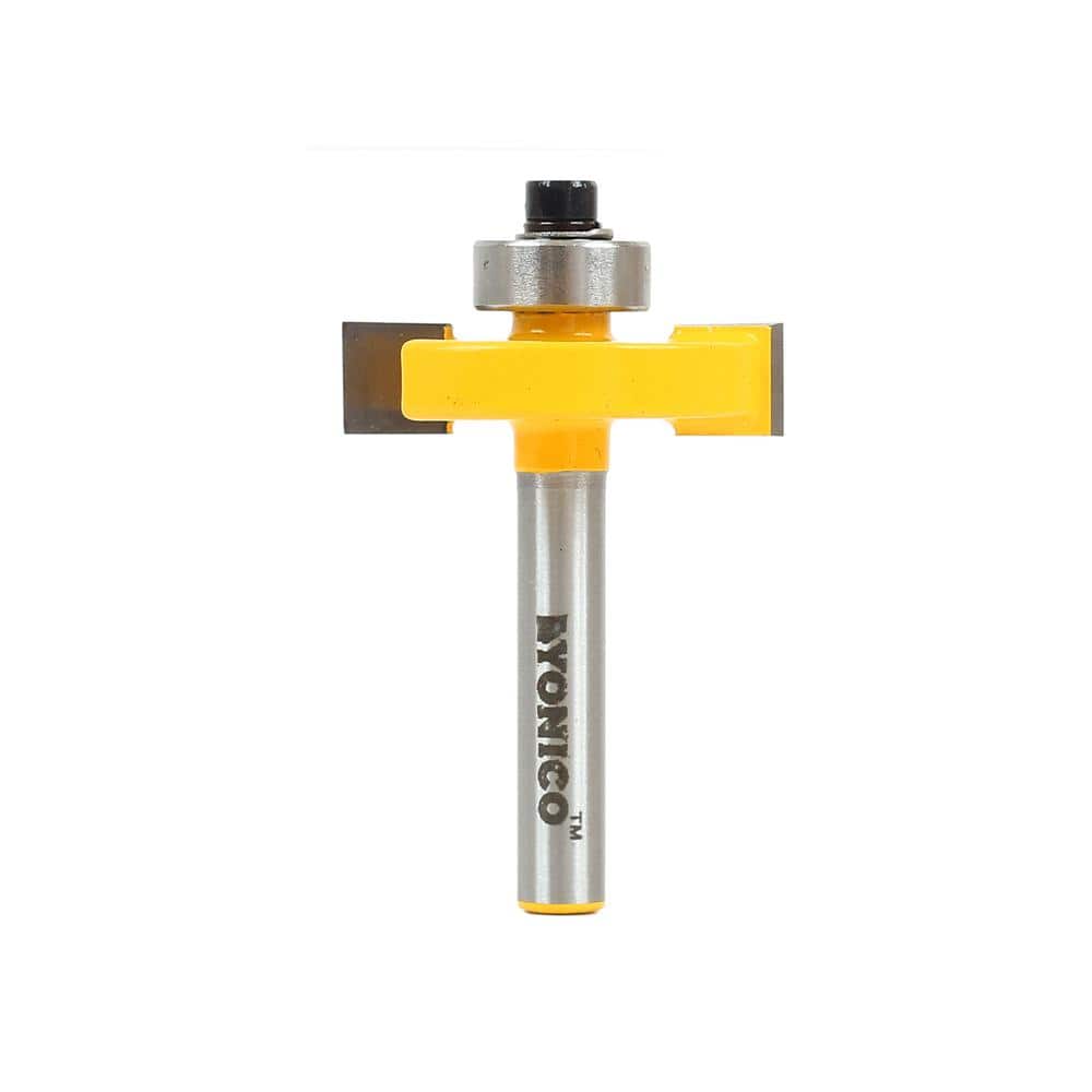 Yonico Slot Cutter 5/16 in. Len. 1/4 in. Shank Carbide Tipped Router ...