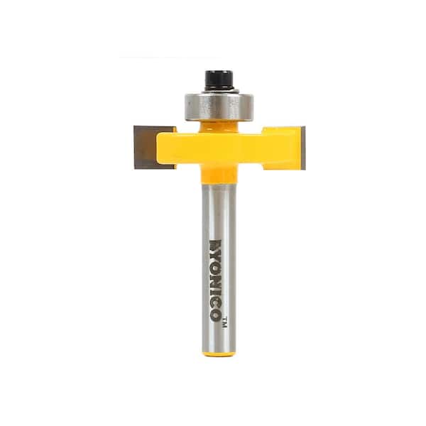 Yonico Slot Cutter 5/16 in. Len. 1/4 in. Shank Carbide Tipped Router ...
