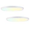 Sofiton 24 in. White Integrated LED Flush Mount Light Super Narrow ...