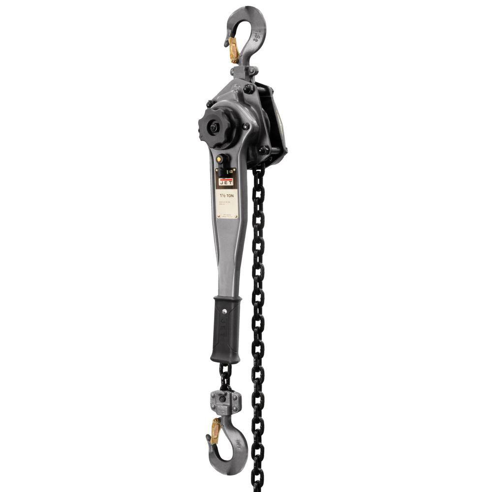 Jet JLP-150A 1-1/2-Ton Lever Hoist with 20 ft. Lift 287403 - The Home Depot
