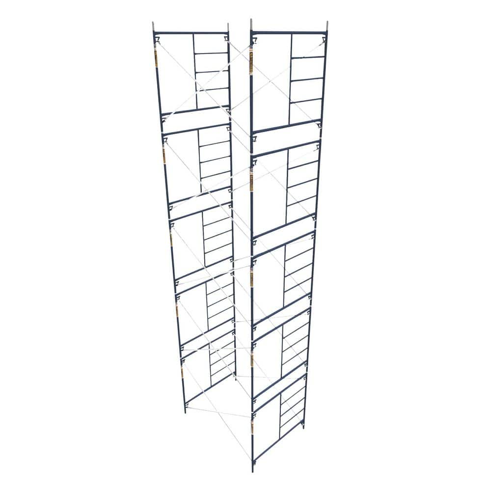 MetalTech Saferstack Scaffold Section, 5-Story 25.75 ft. x 7 ft. x 5 ft ...