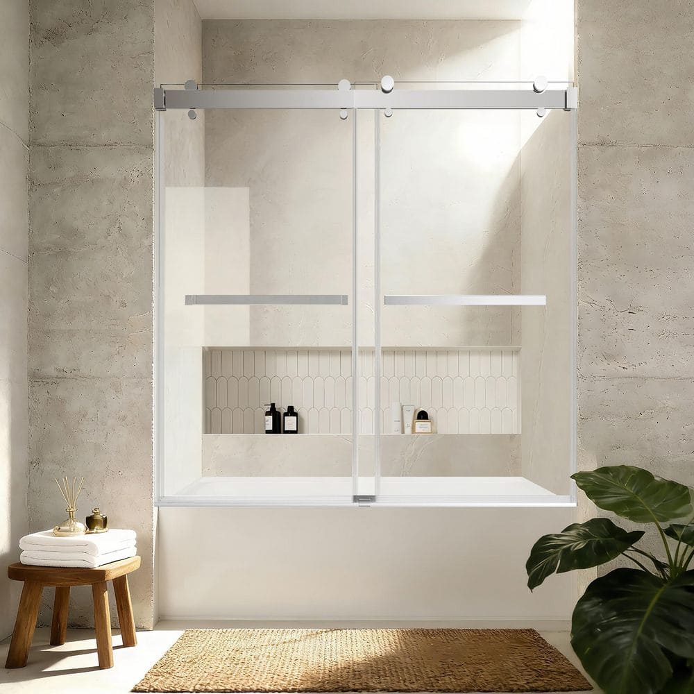 Reviews for KOQ VC 56 to 60 in. W x 60 in. H Soft-Close Frameless ...