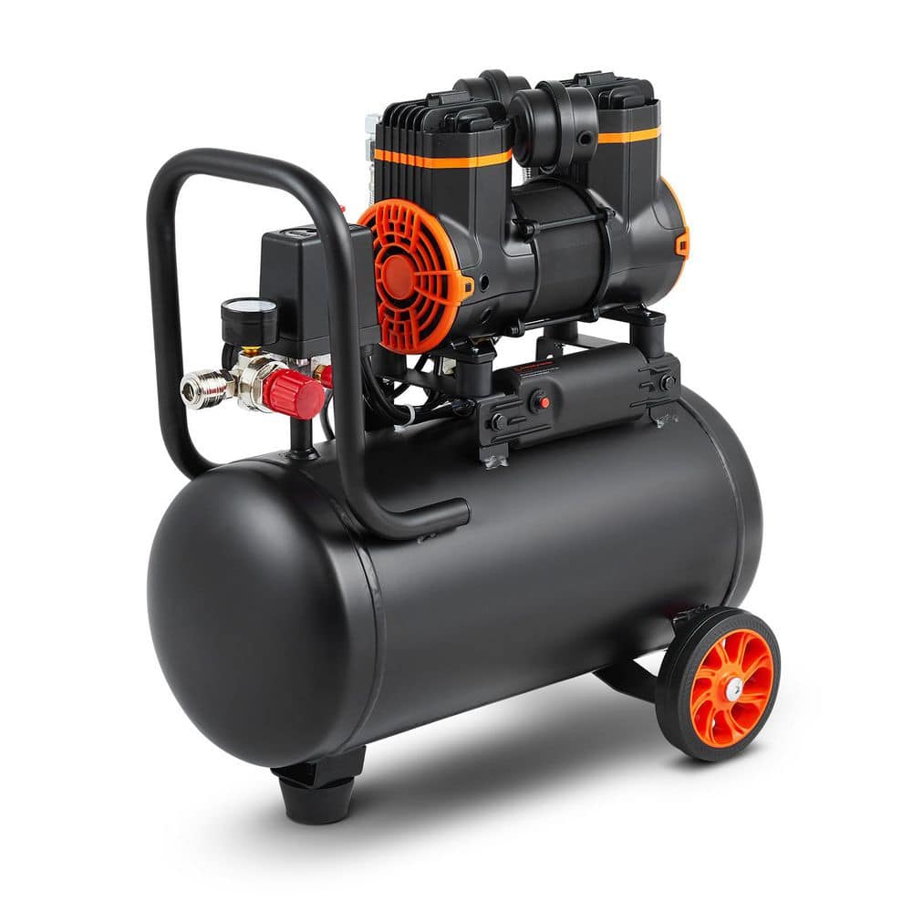 SKYSHALO 1.2 HP 4.8 Gal. Air Compressor Electric 2.2 CFM 90PSI Oil Free ...