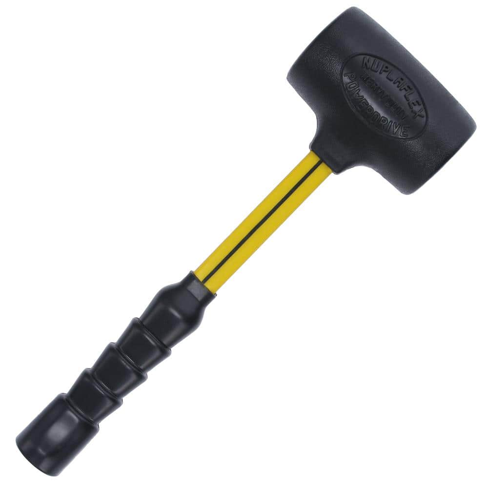 Nupla 4 lbs. Non-Marring Power Drive Dead Blow Hammer with Durable 15.5 ...