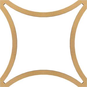 Ekena Millwork Large Woodall Fretwork 3/8 in. x 6 ft. x 6 ft. Brown ...