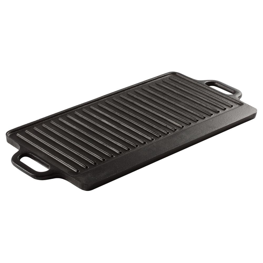 Winco 20 in. x 9.5 in. Cast Iron Reversible Griddle IGD-2095 - The Home ...