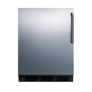 Summit Appliance 5.1 cu. ft. Mini Refrigerator with Freezer in Black ...