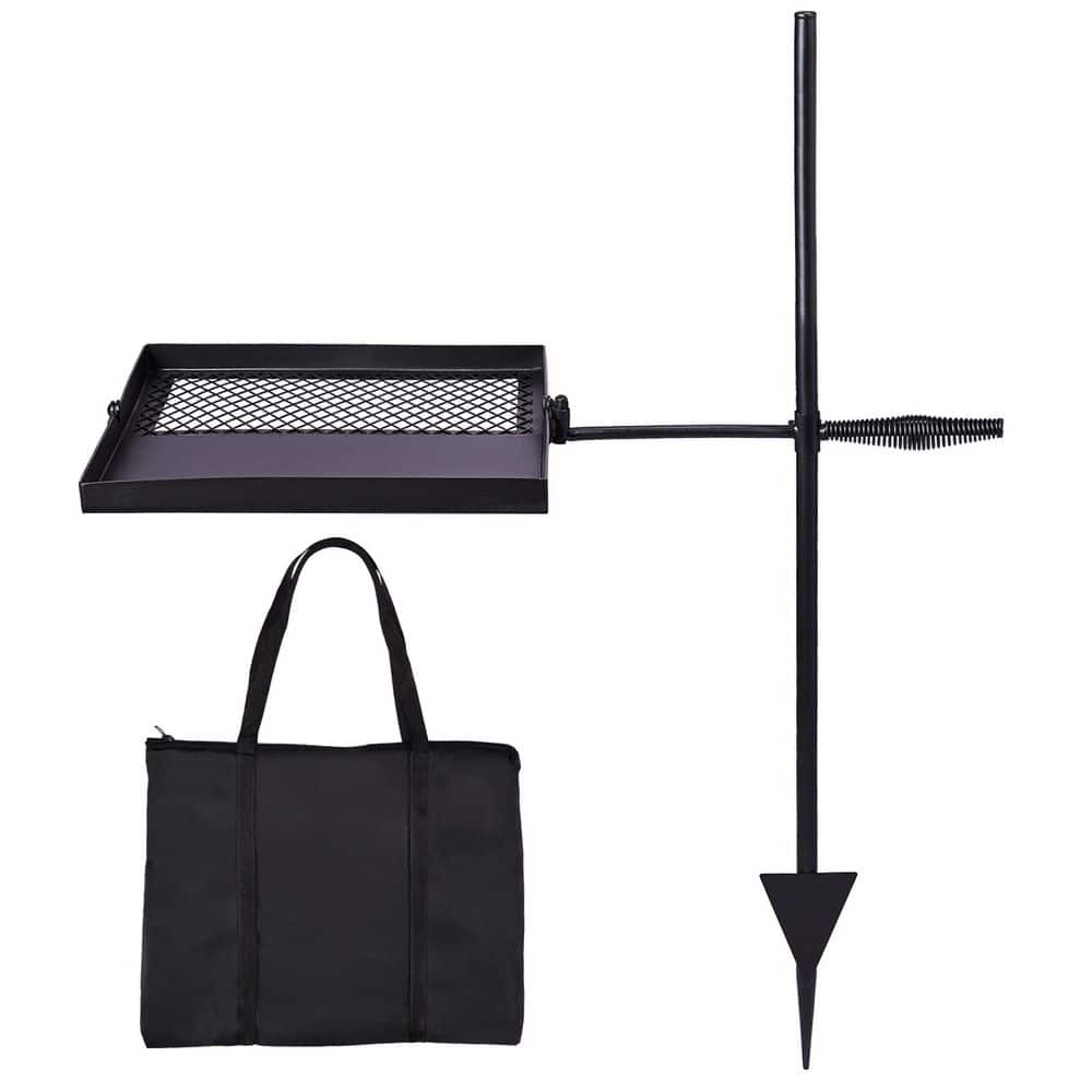 Karl home Folding Swivel Campfire Grill Portable Cooking Grate Over ...