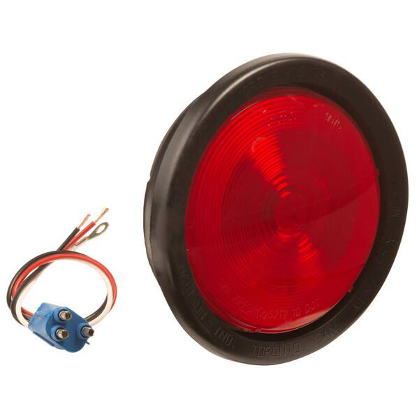 Torsion Mount II 4 in. Stop Tail Turn Light - Female Pin, Red Kit ...