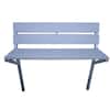 Patriot Docks 4 ft. Aluminum Bench Kit in Gray 10837 - The Home Depot