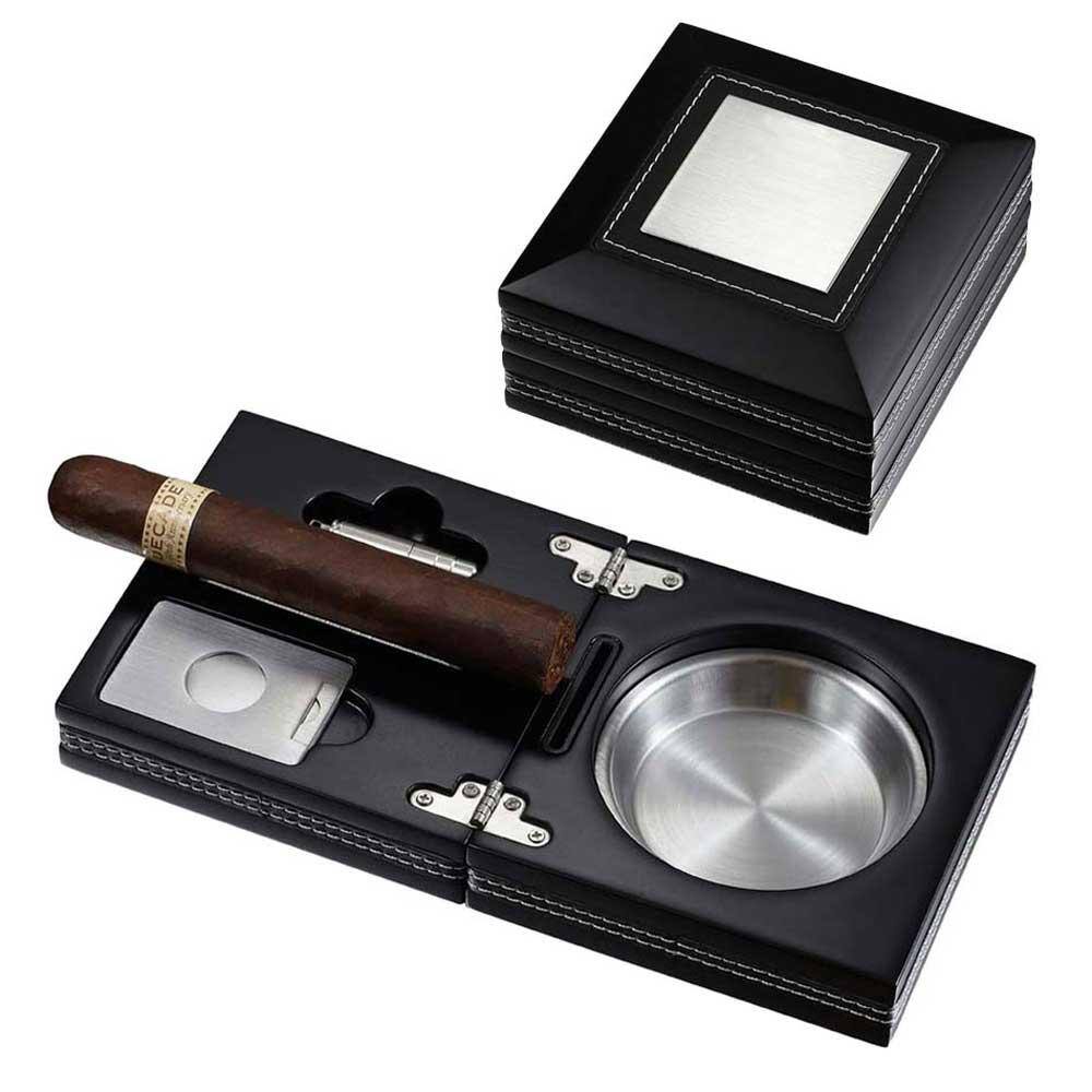 Visol Opal Folding Cigar Ashtray With Cutter and Punch VASH612 - The ...
