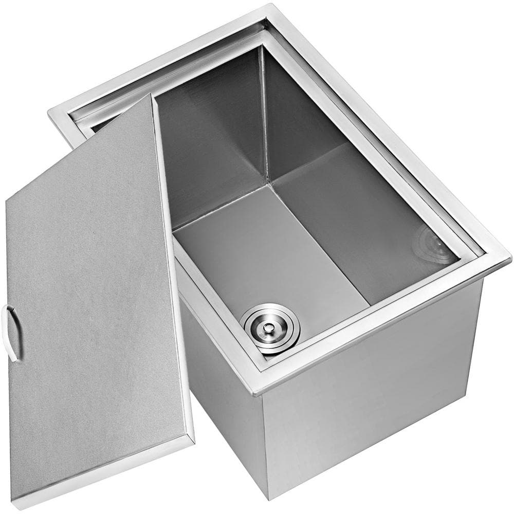 VEVOR Underbar Ice Bin 23.2 in. x 17.2 in. x 12.1 in. Drop-in Drink ...