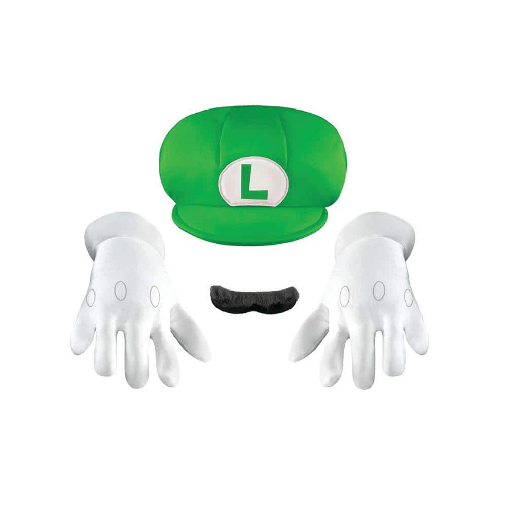 Disguise Kids Super Mario Bros. Luigi Accessory Kit - Kids Halloween ...