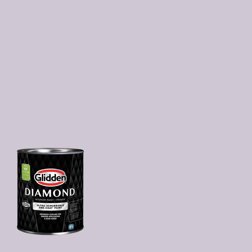 Glidden Diamond 1 qt. PPG1174-3 Silver Chalice Semi-Gloss Interior ...