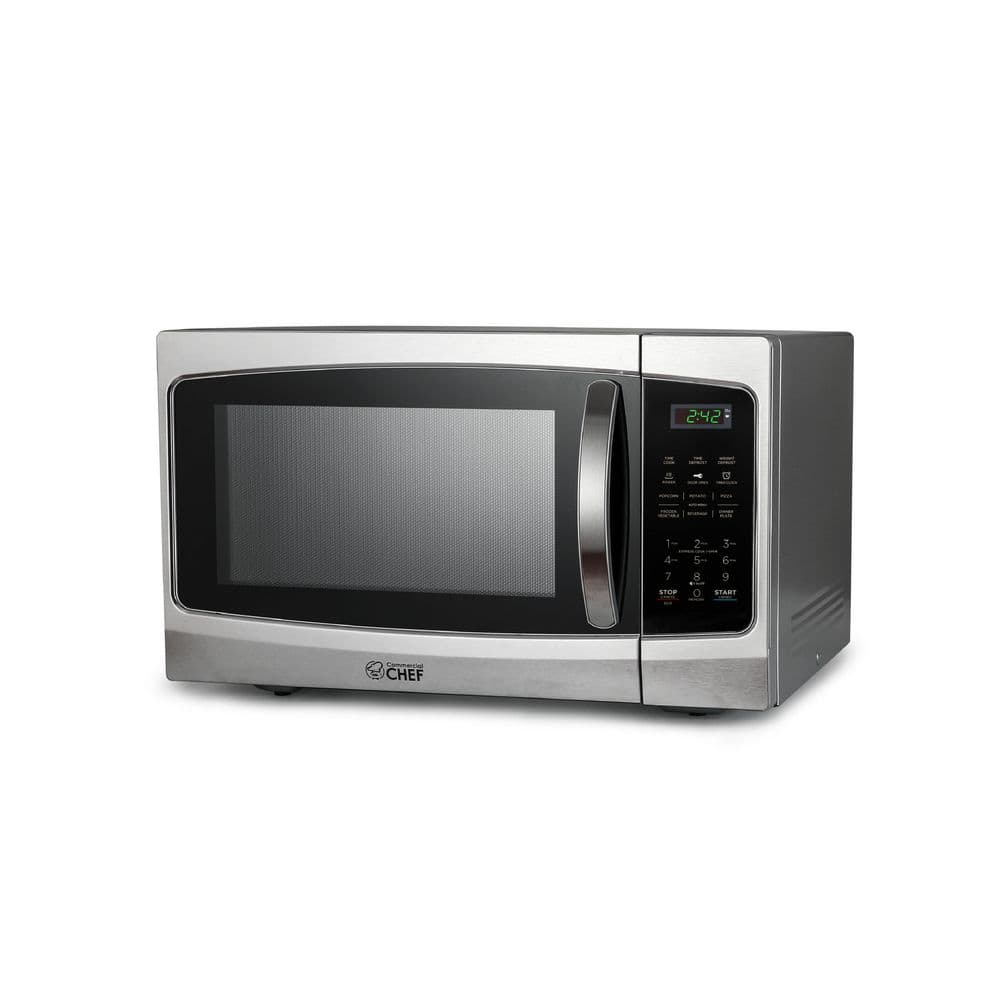 Commercial CHEF 20.5 in. Width 1.3 cu.ft. Stainless Steel 1000-Watt ...