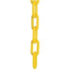 Mr. Chain 2 in. x 100 ft. Heavy-Duty Plastic Chain in Yellow 51002-100