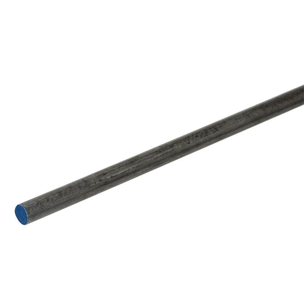 Everbilt 5/8 in. x 36 in. Plain Steel Cold Rolled Round Rod 48140 - The ...