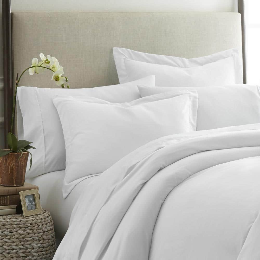 Becky Cameron Performance 2-Piece White King Pillow Sham Set IH-SHAM-K ...