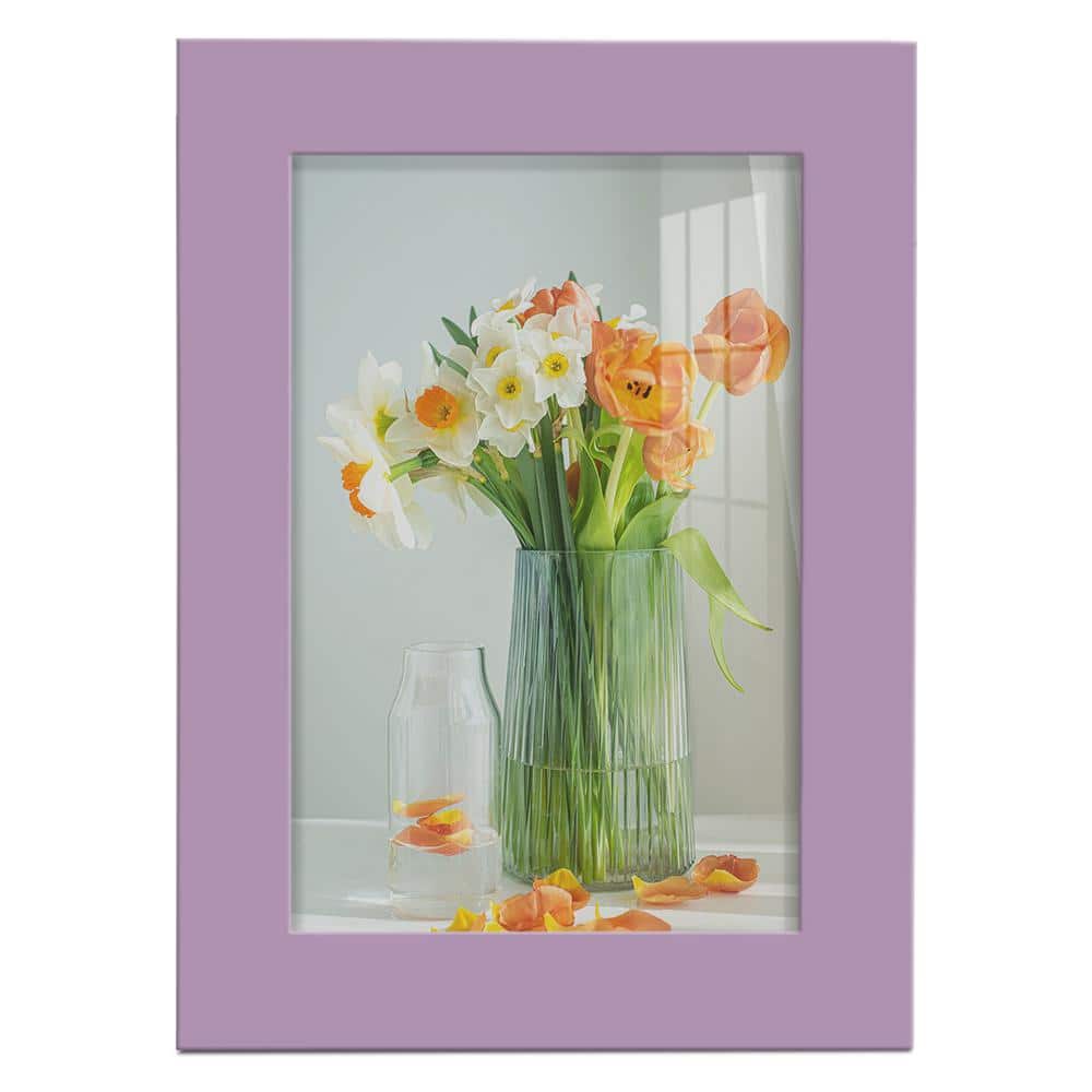 Wexford Home Modern 5 in. x 7 in. Violet Picture Frame WF010C - The ...