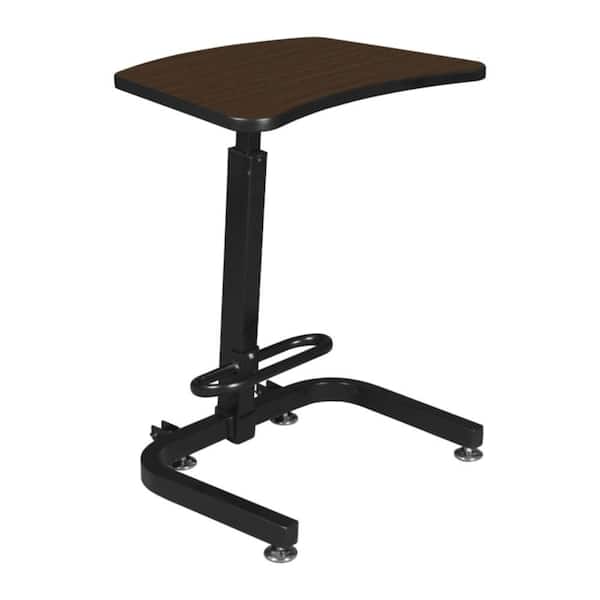 Regency Brody 26 in. Neo Walnut Adjustable Height Sitting or Standing ...