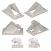 Weatherables Riviera Tan Stair Railing Bracket Kit (4-Piece) ATBR ...