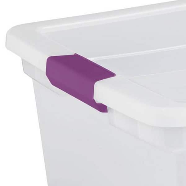 Sterilite 66 Qt. Latching Handle Storage Container in Nesting Clear (6 ...