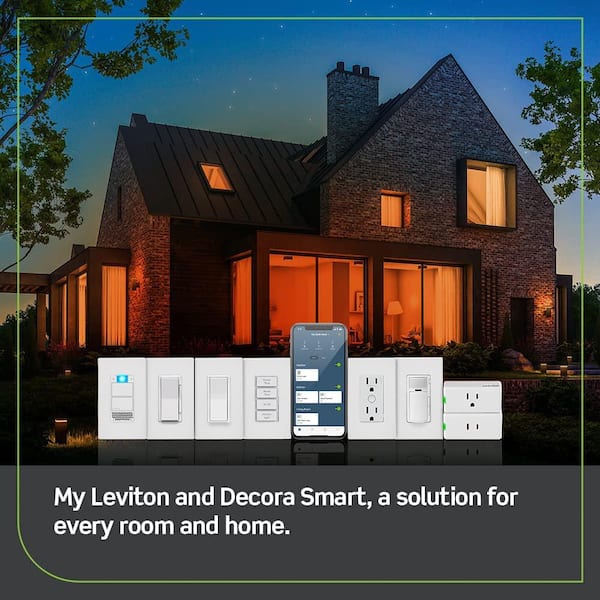 Leviton Decora Smart Wi-Fi 2nd Gen Scene Controller Switch D2SCS-1RW ...