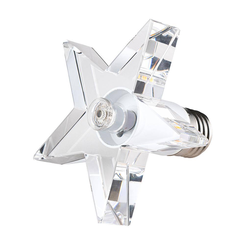 CARRO 5-Watt Equivalent Star Shaped E26/27 Crystal LED Light Bulb in ...