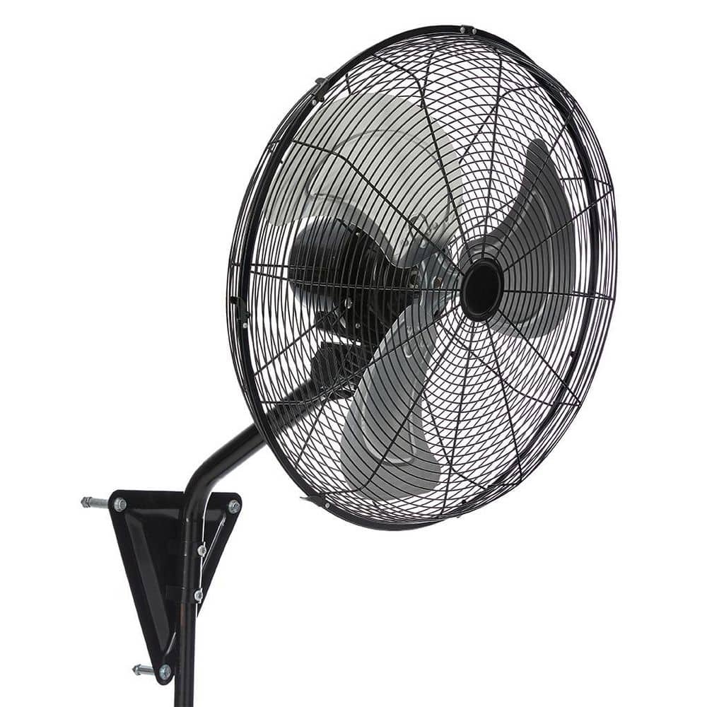 18 in. 6000 CFM High Velocity Wall Mount Fan with Adjustable Tilting ...