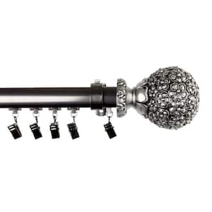 Rod Desyne 86 in. - 120 in. Telescoping Traverse Curtain Rod Kit in ...