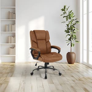Office Star Products High-Back Faux Leather Adjustable Height Ergonomic ...