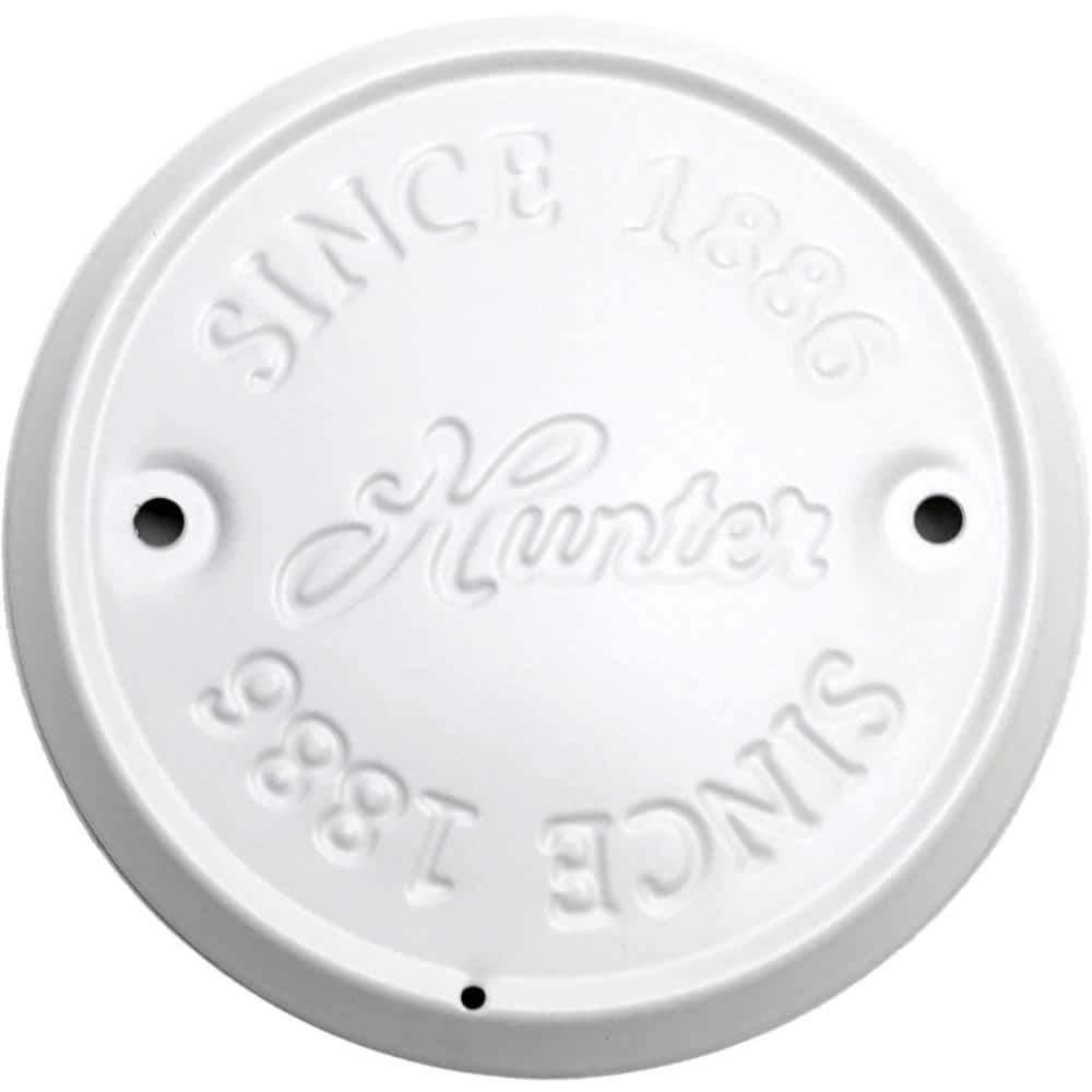 Hunter Fresh White Light Cover 99762 - The Home Depot