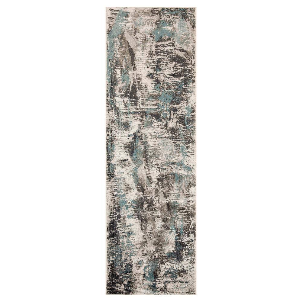 SUPERIOR Kahuna Rivulet 2 ft. 6 in. x 8 ft. Modern Abstract Design ...