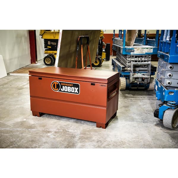 Crescent Jobox 48 in. W x 24 in. D x 27.5 in. H Steel Jobsite Storage ...