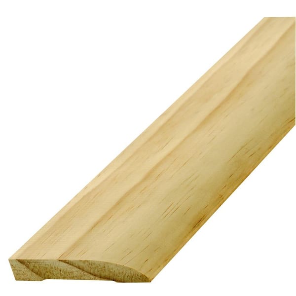 Alexandria Moulding WM 713 9/16 in. x 3-1/4 in. Pine Base Moulding ...