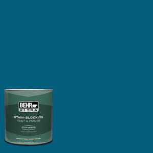 BEHR MARQUEE 1 gal. #MQ5-62 Blue Edge Semi-Gloss Enamel Exterior Paint ...