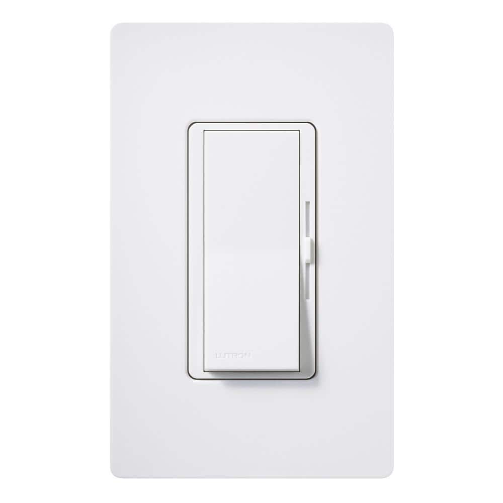 Lutron Diva Reverse-Phase Rocker Dimmer Switch, 250-Watt LED/Single ...