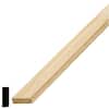 Alexandria Moulding WM 887 3/8 in. x 1-1/4 in. Pine Stop Molding 0W887 ...