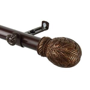 Rod Desyne Nora 5/8 in. Single Curtain Rod 84-120 in. - Cocoa 5715-847 ...