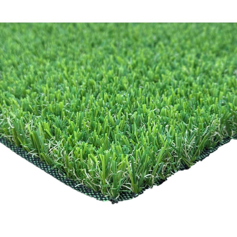 GREENLINE ARTIFICIAL GRASS Fresh Cut 6 ft. W x Cut to Length Green Artificial Grass Turf ...