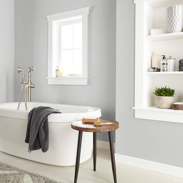 BEHR DYNASTY 1 qt. N520 1 White Metal Satin Enamel Interior Stain Blocking Paint and Primer 765004 The Home Depot