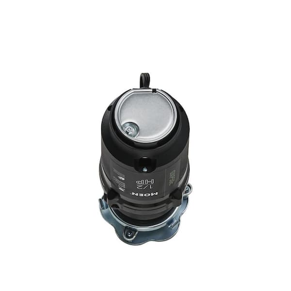 MOEN Prep Series 1/2 HP Continuous Feed Garbage Disposal with Power ...