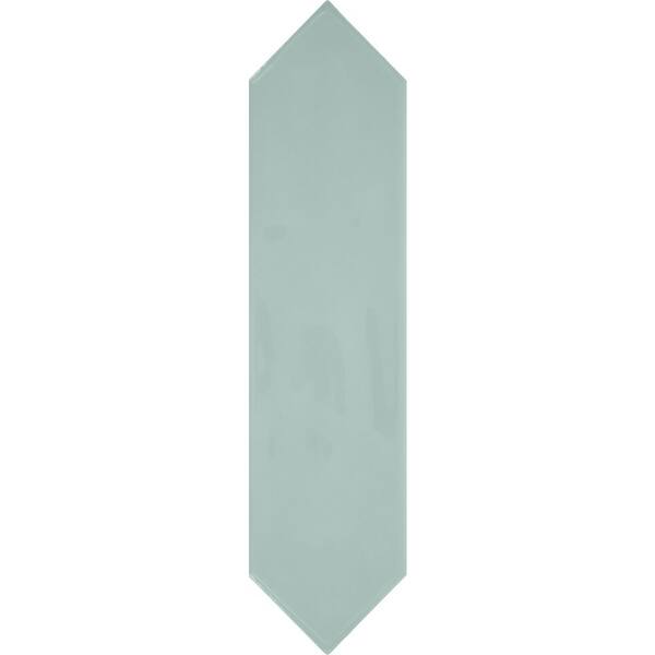 Daltile LuxeCraft Spa Glossy 3 in. x 12 in. Glazed Ceramic Picket Wall ...