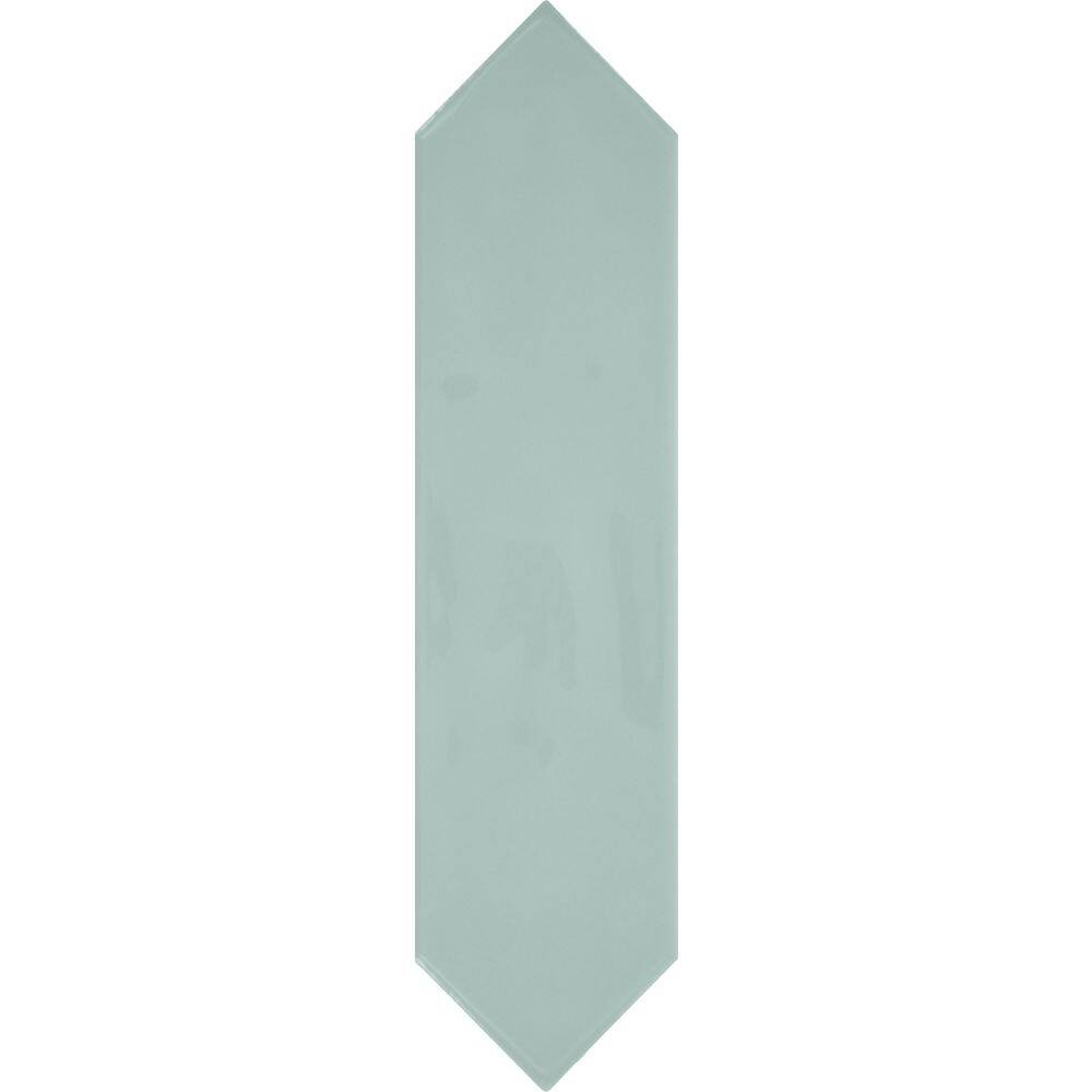 Daltile LuxeCraft Spa Glossy 3 in. x 12 in. Glazed Ceramic Picket Wall ...